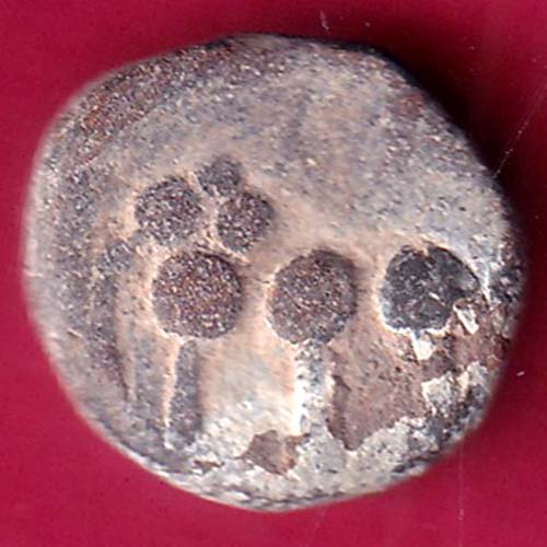 ANCIENT INDIA SATAVAHANA IKSHVAKU DYNASTY LEAD UNIT ELEPHANT STANDING ...